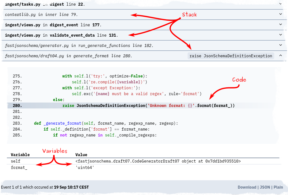 Bugsink Self Hosted Error Tracking